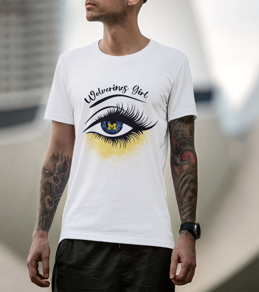 Wolverines Girl M Eye T-Shirt