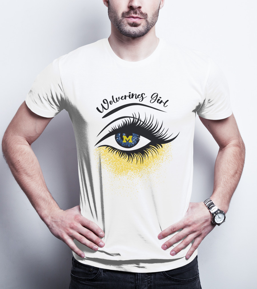 Wolverines Girl M Eye T-Shirt