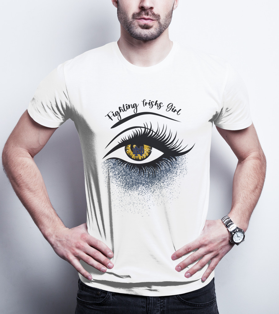 Fighting Irish Girl Notre Dame Eye T-Shirt