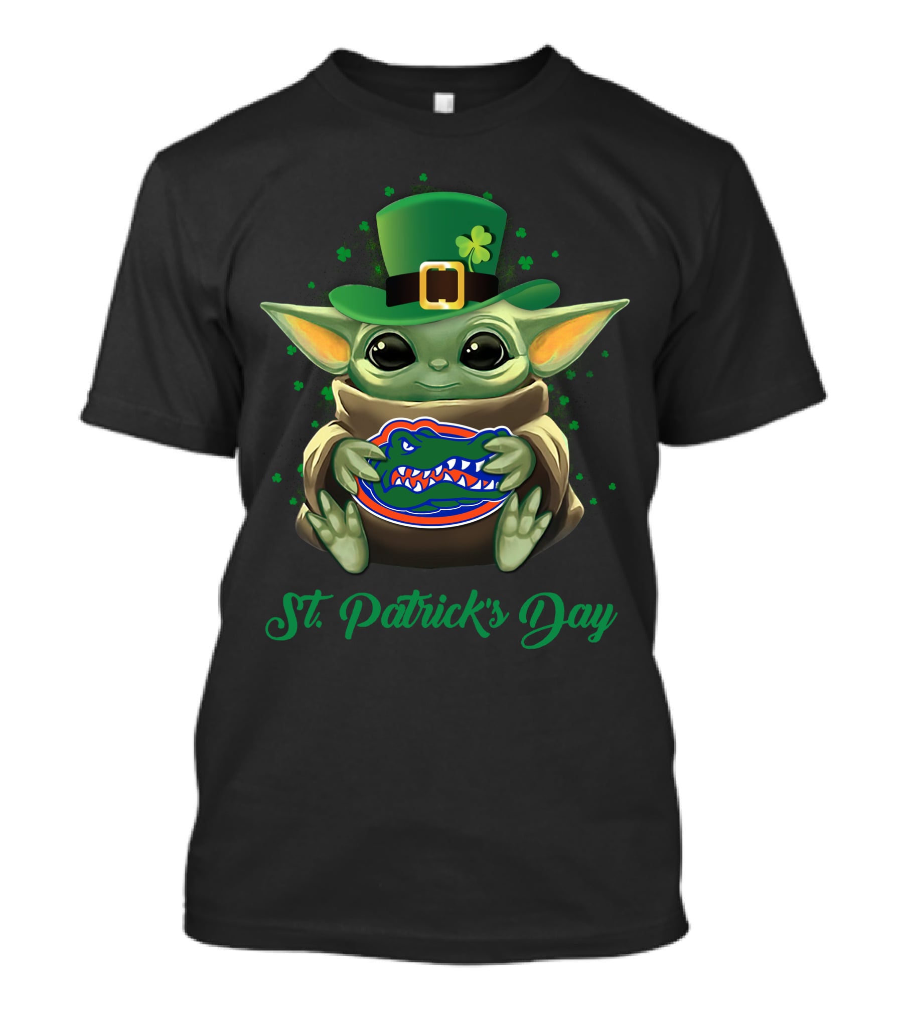 St. Patrick's Day Florida Gators Baby Yoda T-Shirt