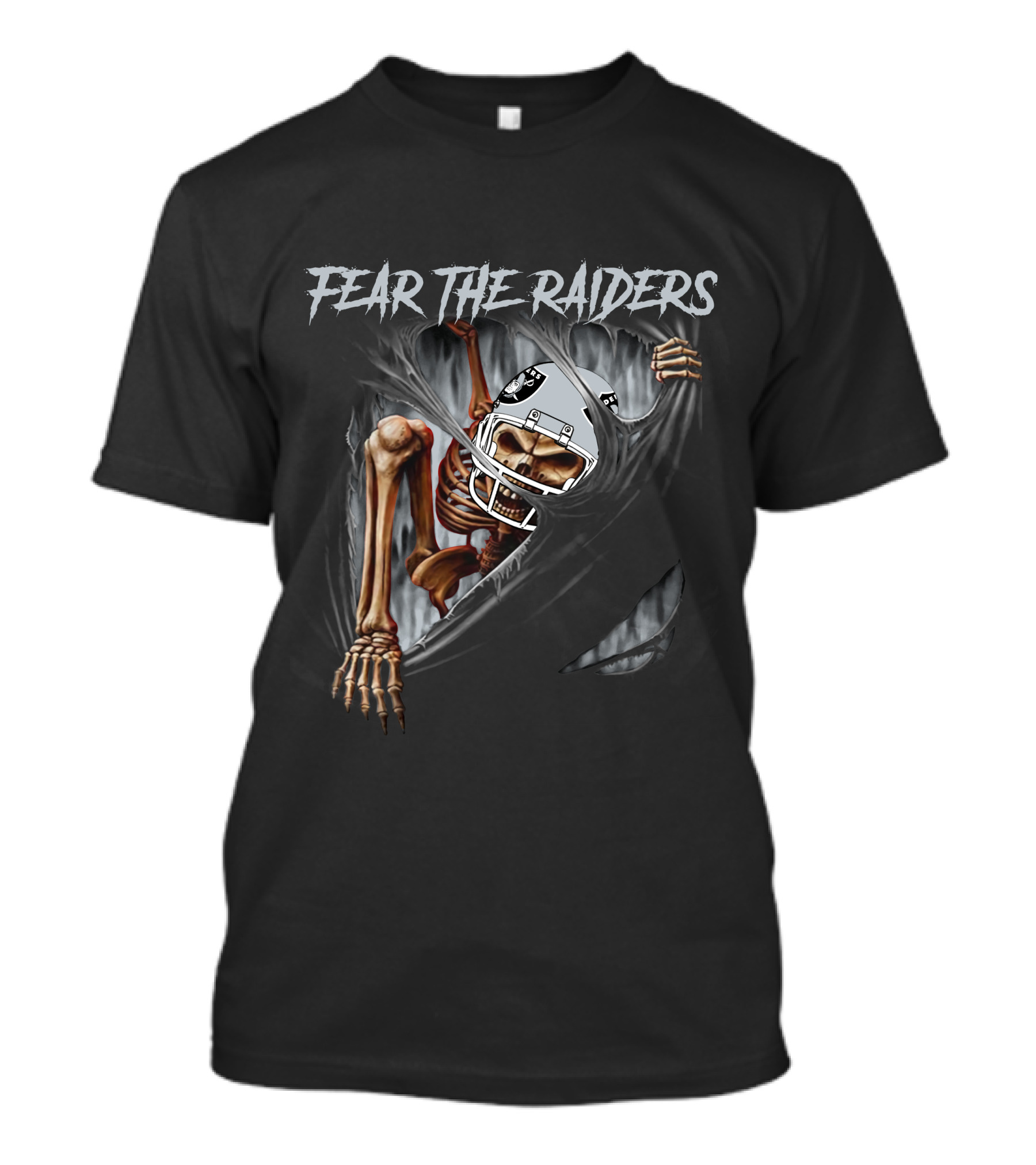 Fear The Raiders Las Vegas Raiders 515NFL L1MTH T-Shirt
