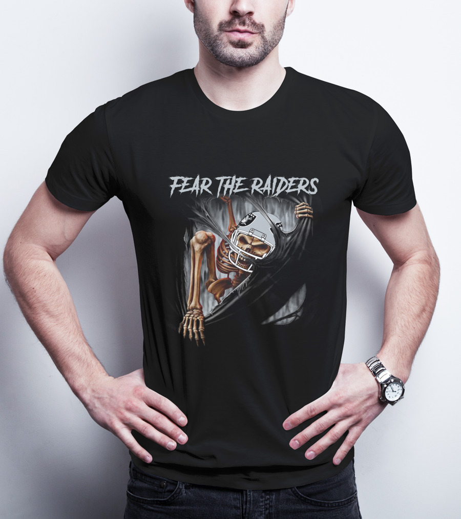 Fear The Raiders Las Vegas Raiders 515NFL L1MTH T-Shirt