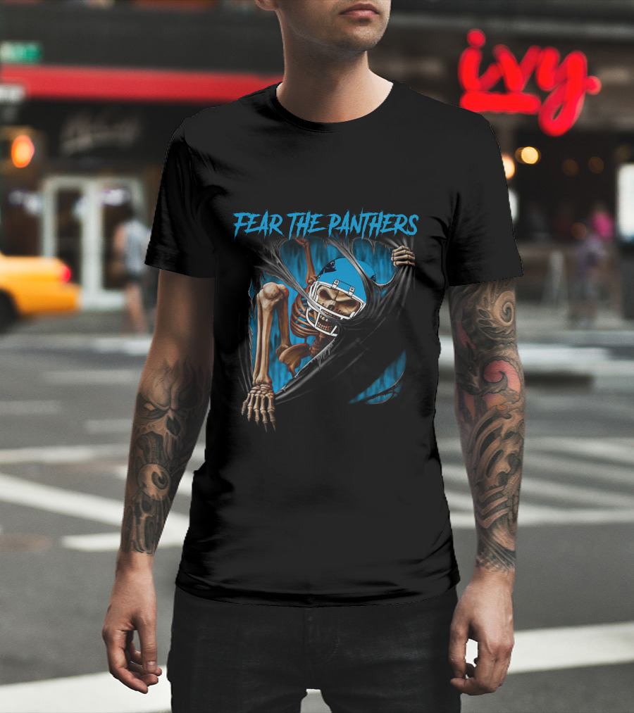 Carolina Panthers Fear The Panthers 515NFL L1MTH T-Shirt