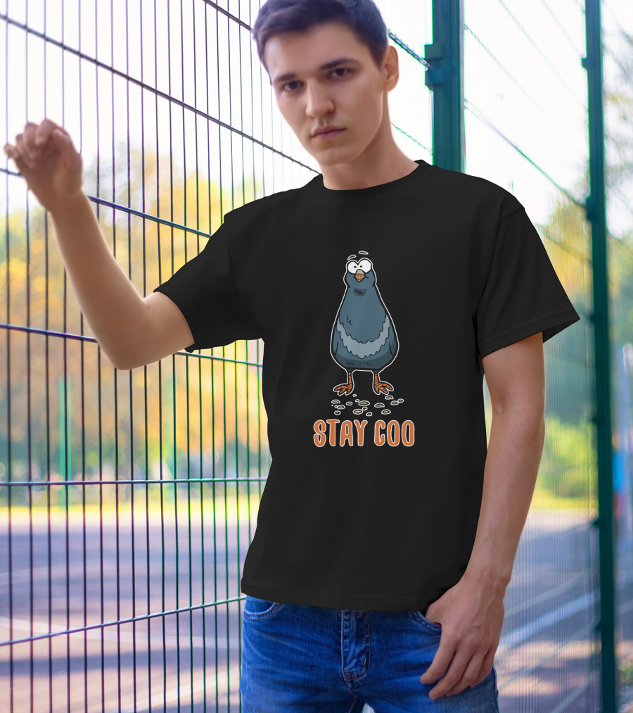Stay Coo Cool Pigeon Bird T-Shirt