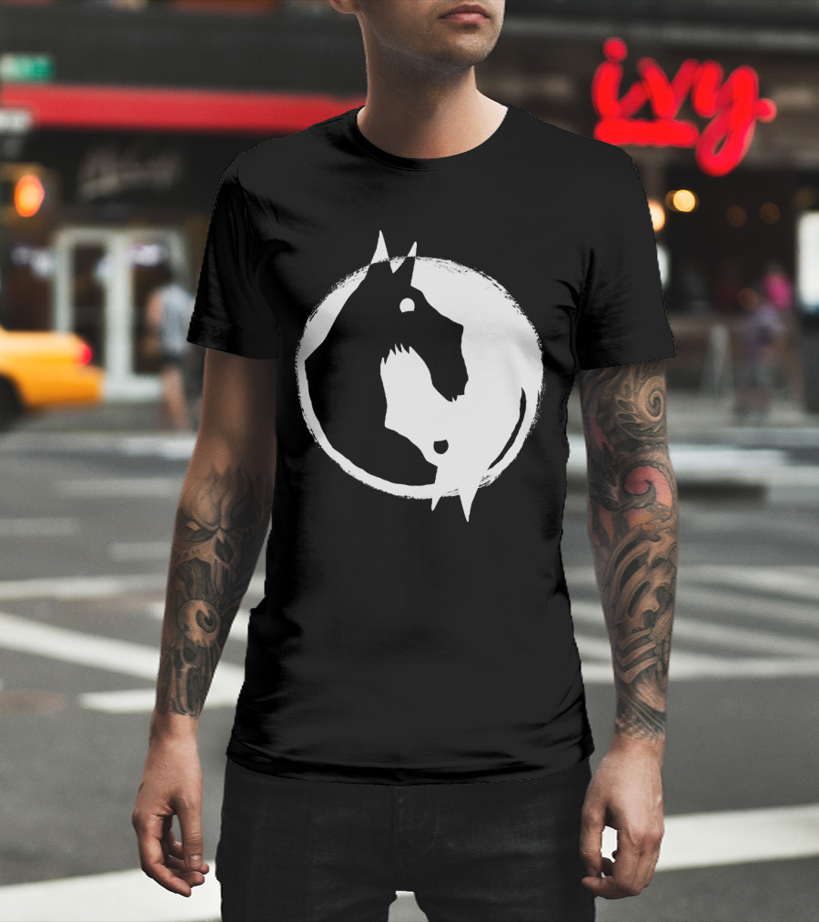 Yin Yang Dog Scottish Terrier T-Shirt