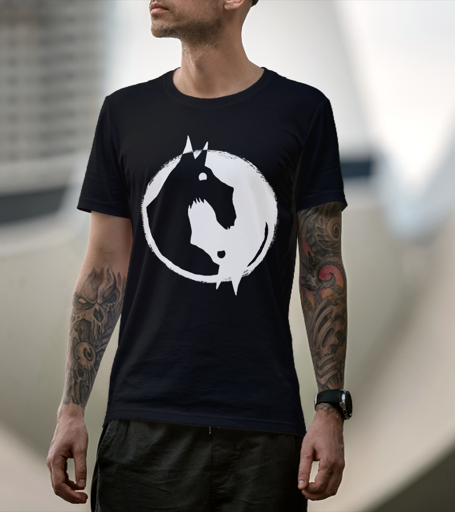 Yin Yang Dog Scottish Terrier T-Shirt