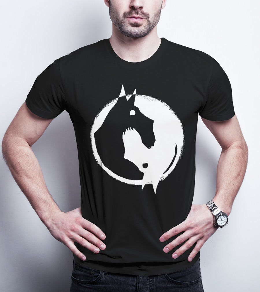 Yin Yang Dog Scottish Terrier T-Shirt