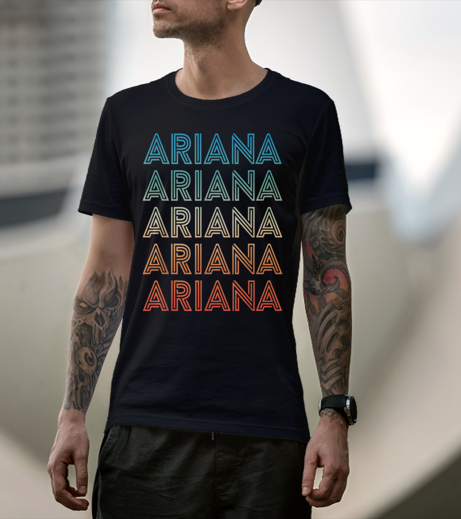 Ariana Multi-Color Gradient T-Shirt