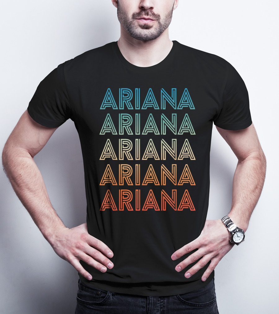 Ariana Multi-Color Gradient T-Shirt