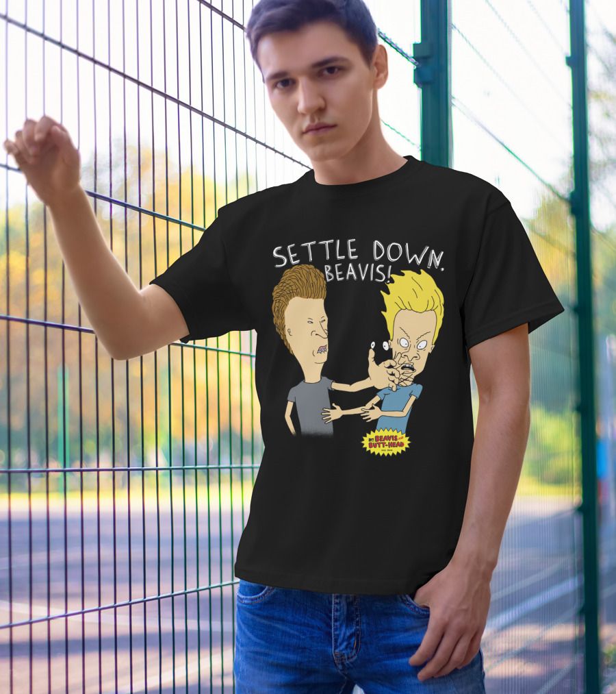 Settle Down Beavis Beavis And Butthead T-Shirt
