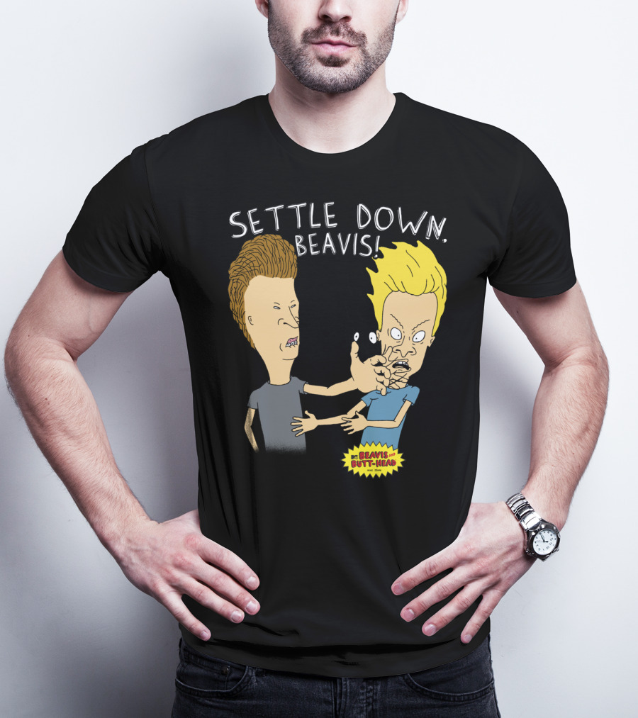 Settle Down Beavis Beavis And Butthead T-Shirt