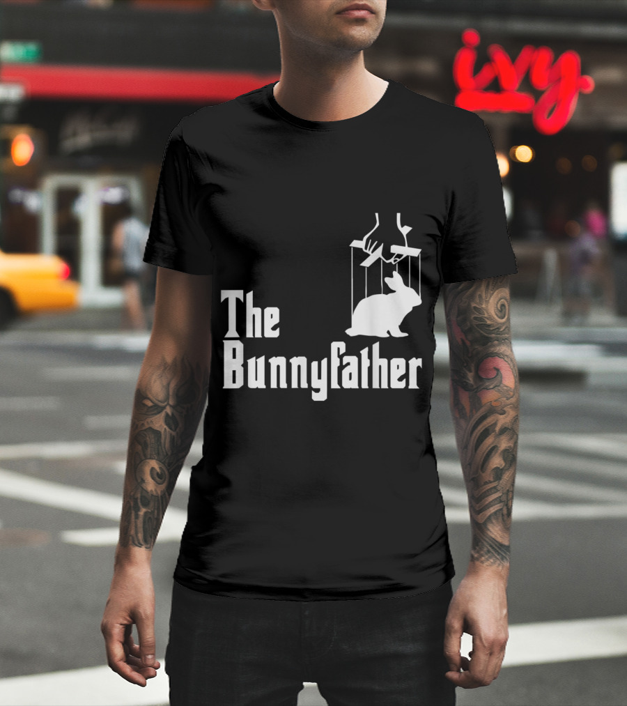 The Bunnyfather Funny Mens Rabbit T-Shirt