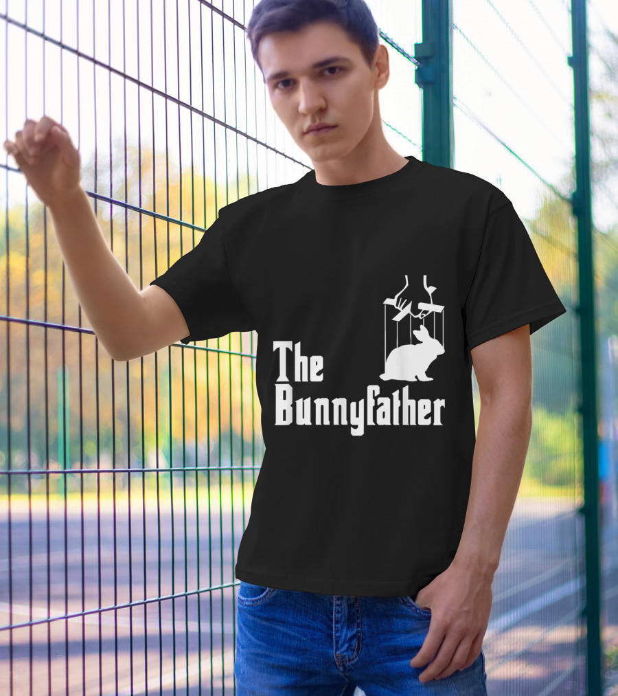 The Bunnyfather Funny Mens Rabbit T-Shirt
