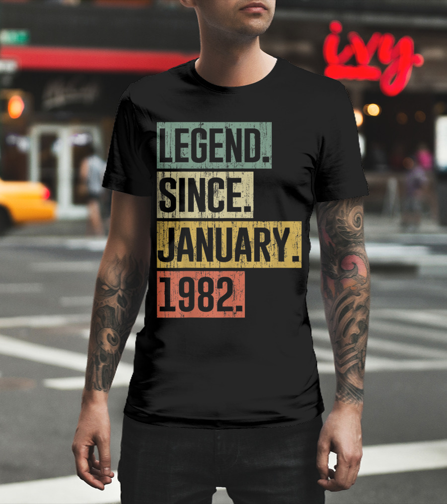 Legend Since January 1982 T-Shirt