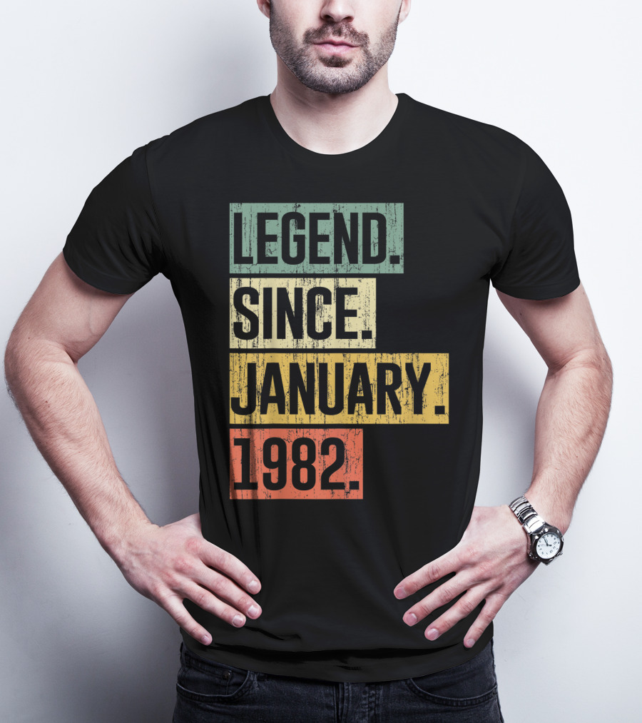 Legend Since January 1982 T-Shirt