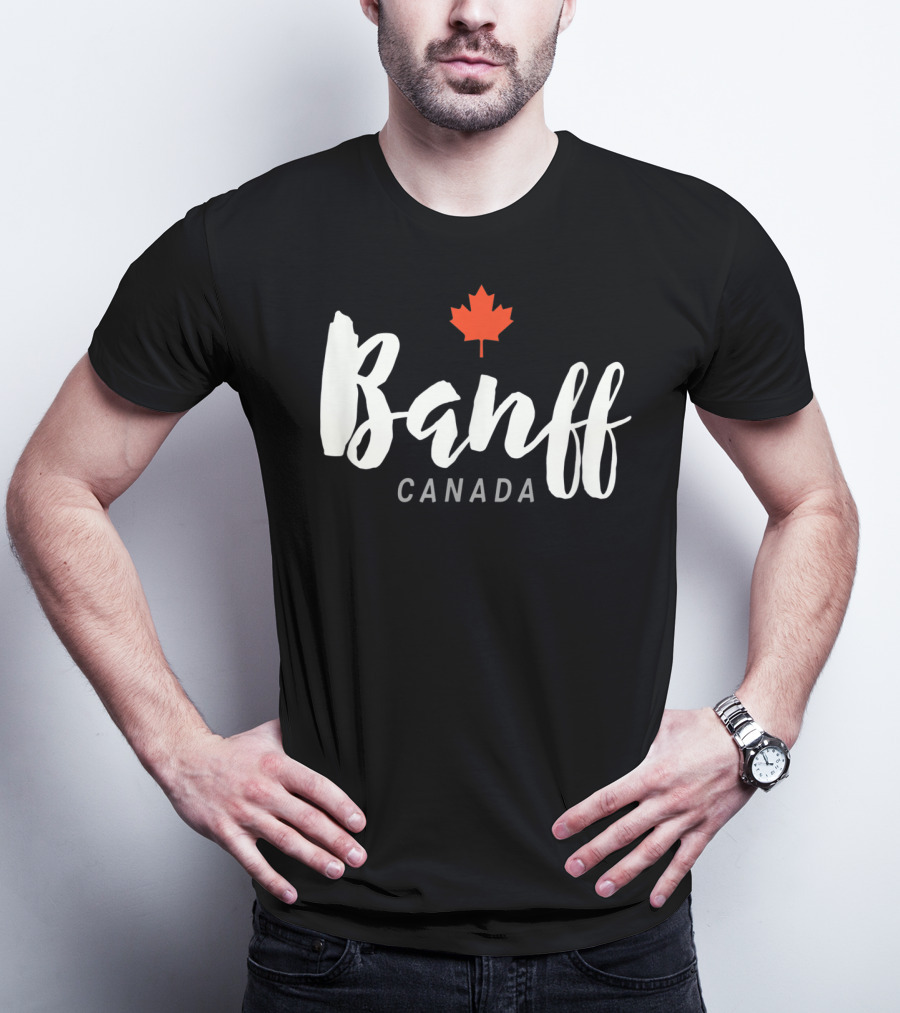 Banff Canada Maple Leaf National Park Classic Alberta T-Shirt