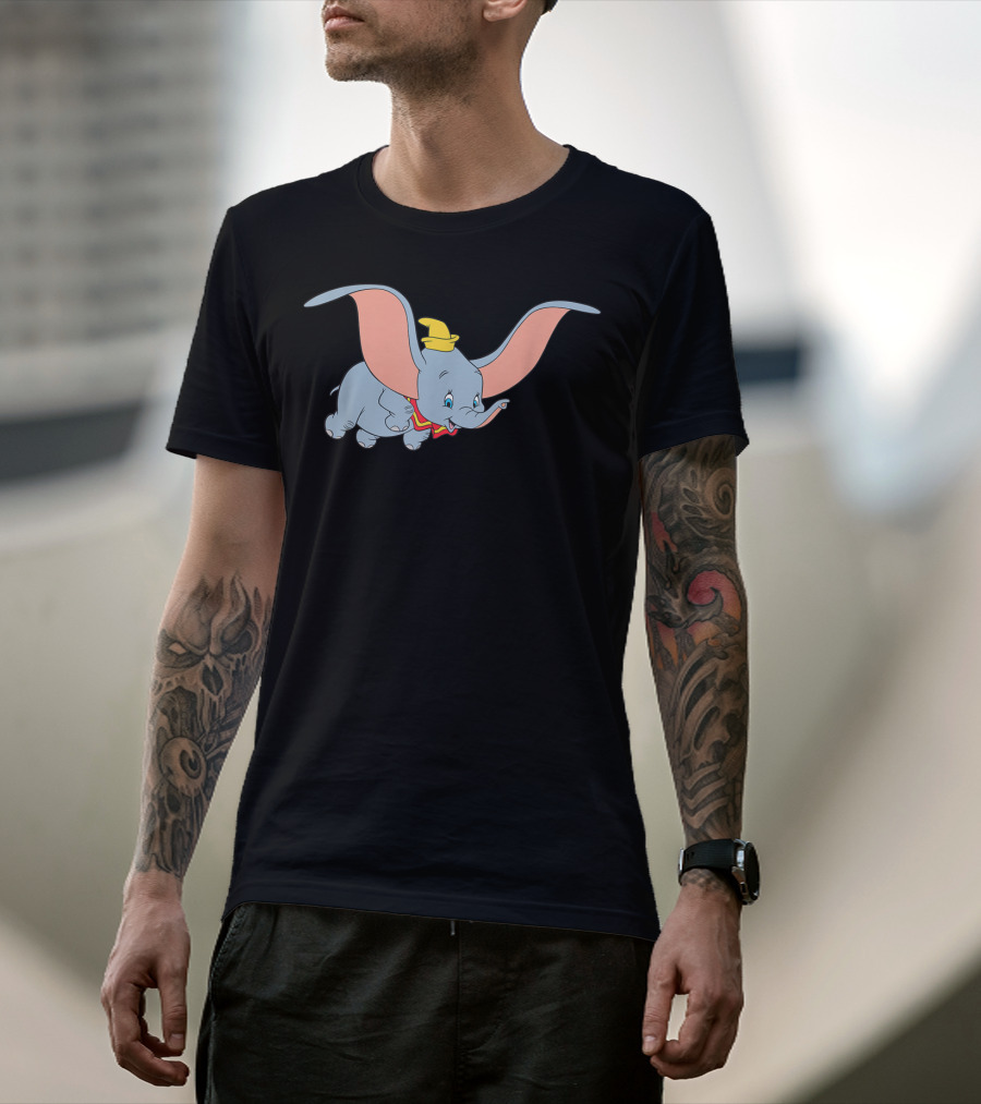 Dumbo Disney Classic Flying Elephant Animation T-Shirt