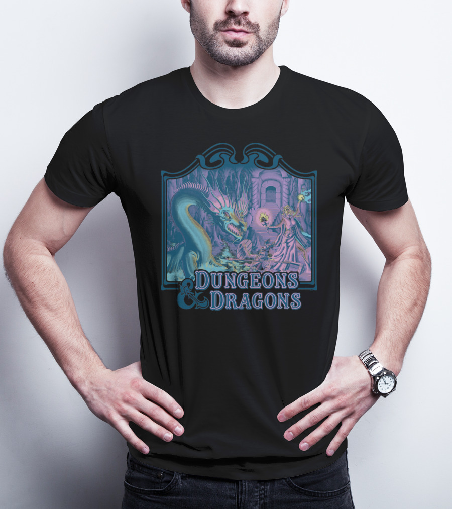 Dungeons Dragons Classic Basic Rule Fantasy Creature Encounter T-Shirt