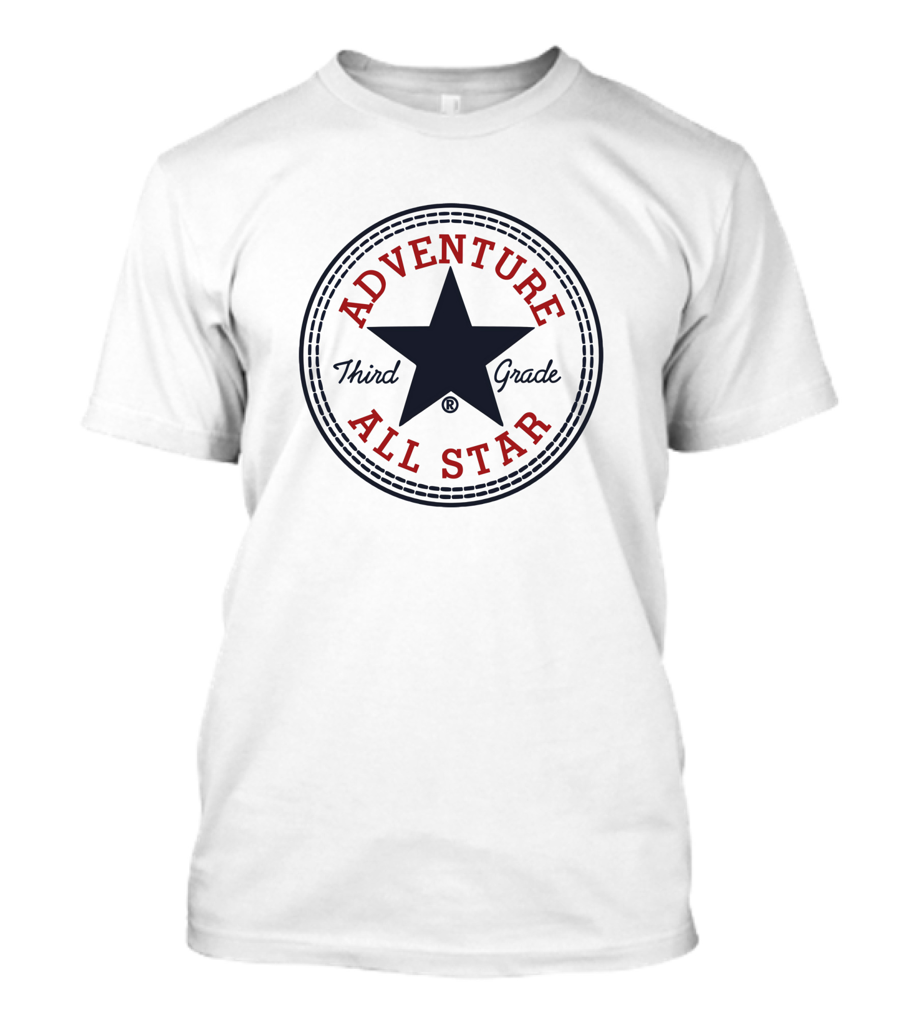 Adventure All Star Third Grade Converse T-Shirt