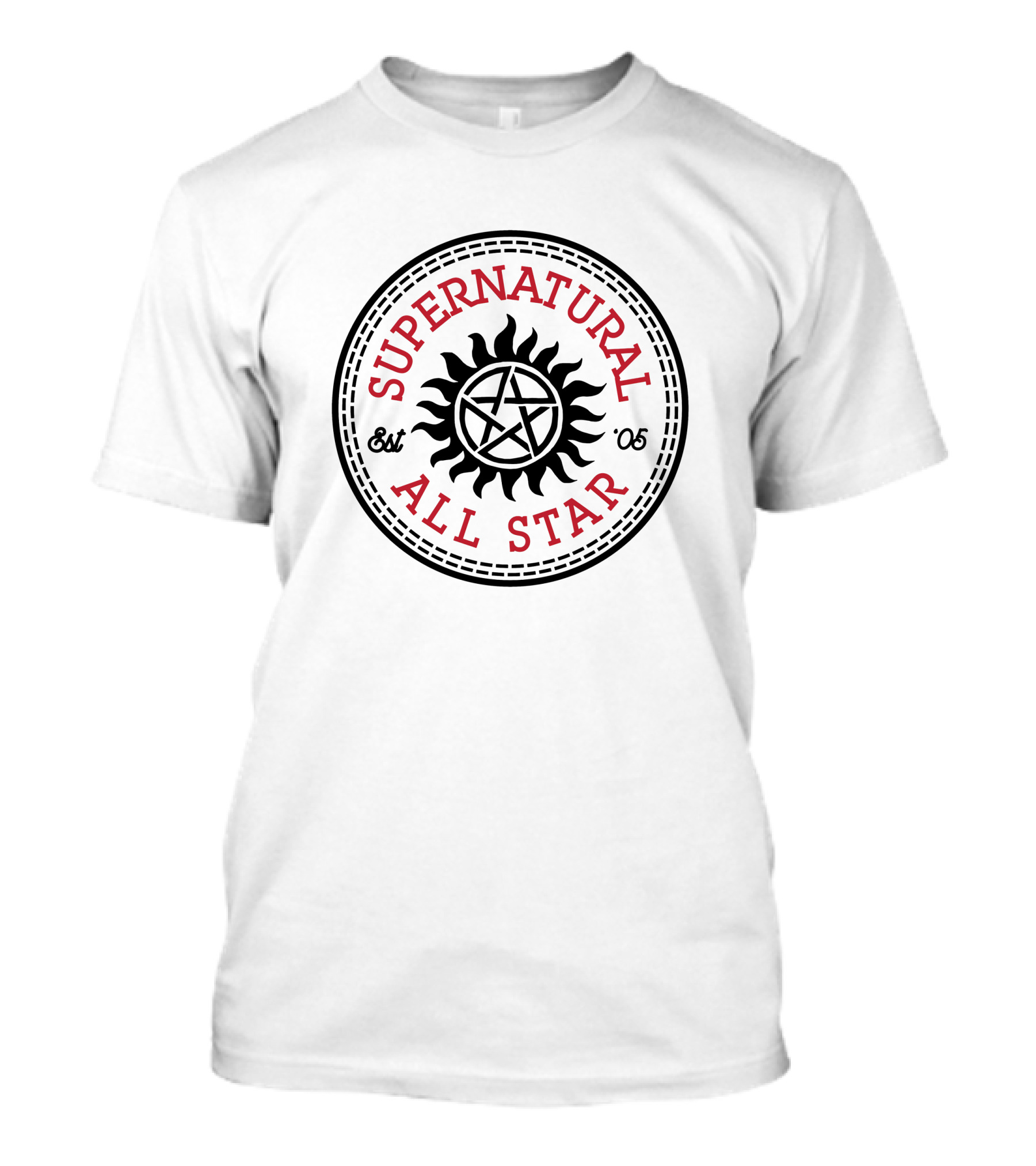 Supernatural All Star Est '05 Sun Pentagram T-Shirt