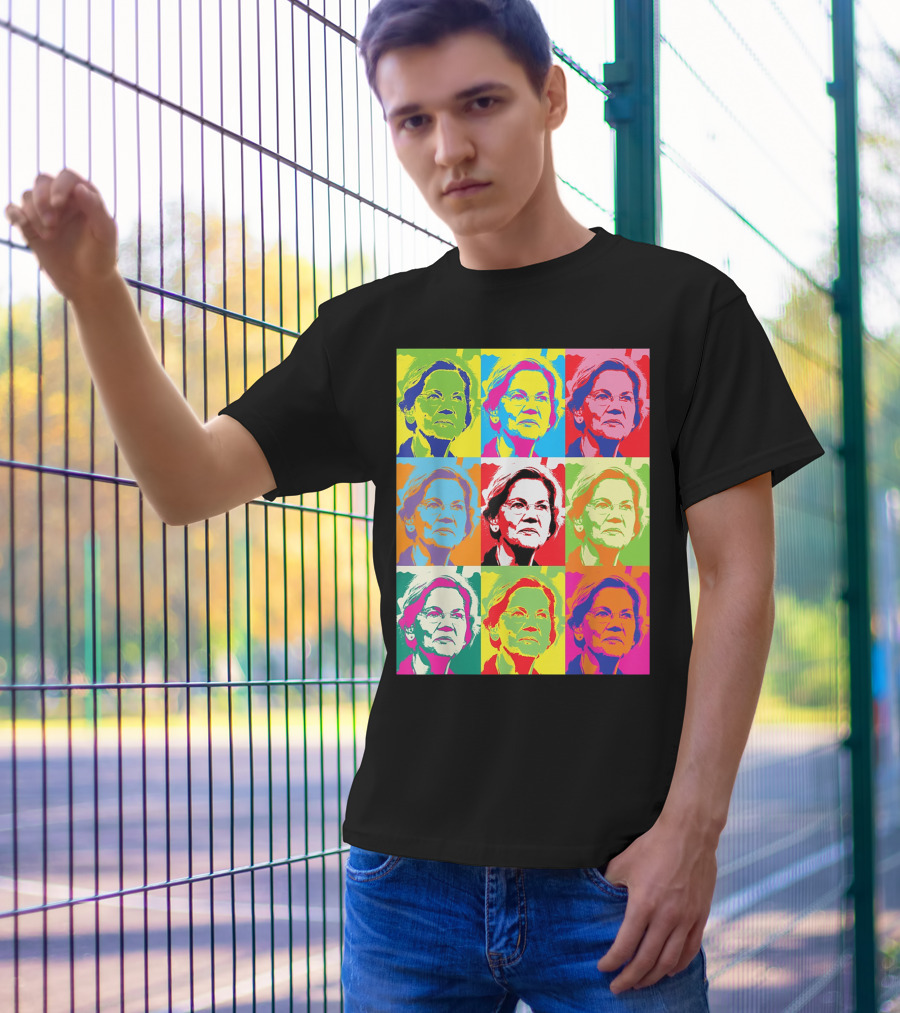 Elizabeth Warren Pop Art Superstar T-Shirt