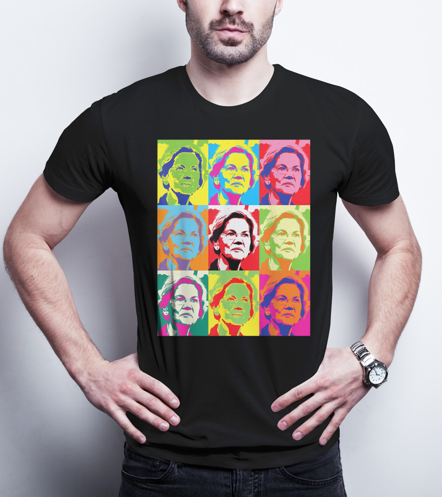 Elizabeth Warren Pop Art Superstar T-Shirt