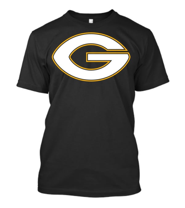 Green Bay Packers Football Oval G T-Shirt