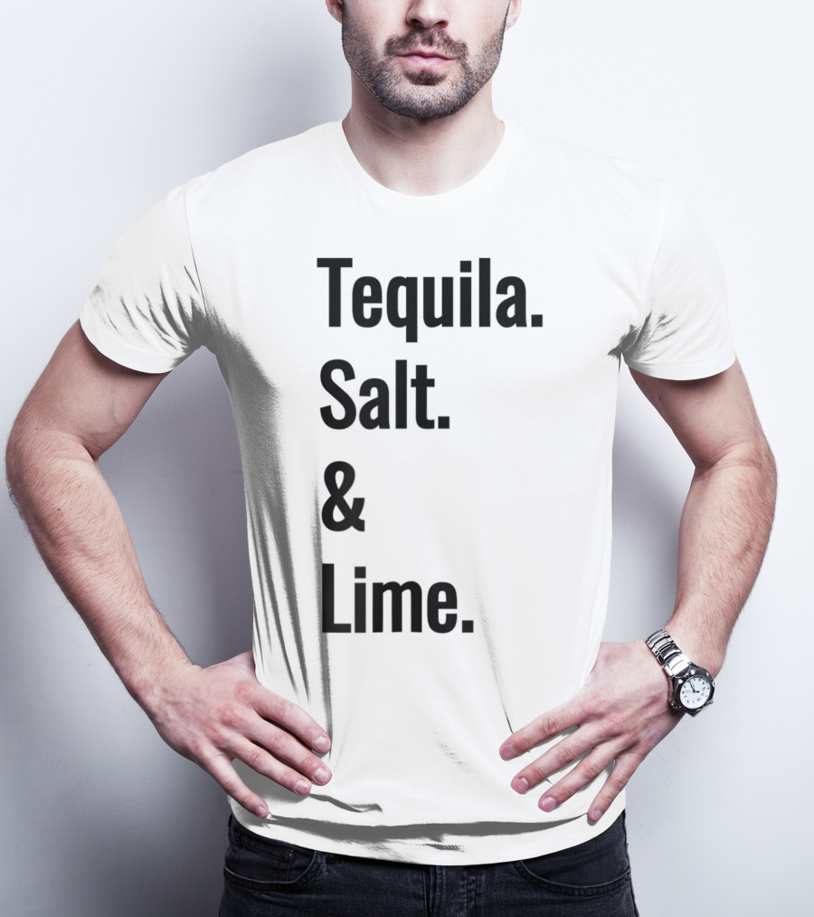 Tequila Salt And Lime Mexican Fiesta Outfit Drinker T-Shirt