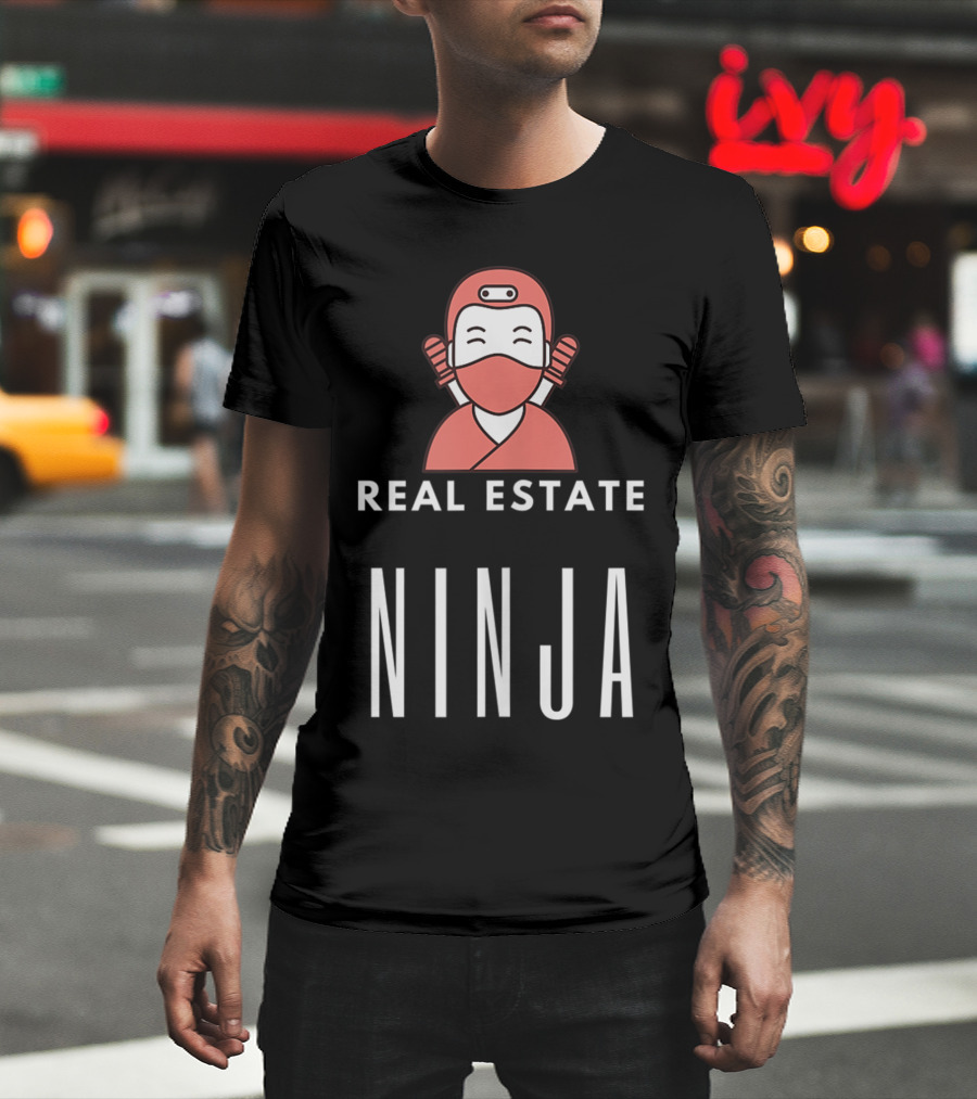 Real Estate Ninja Realtor Holiday Closing Expert T-Shirt