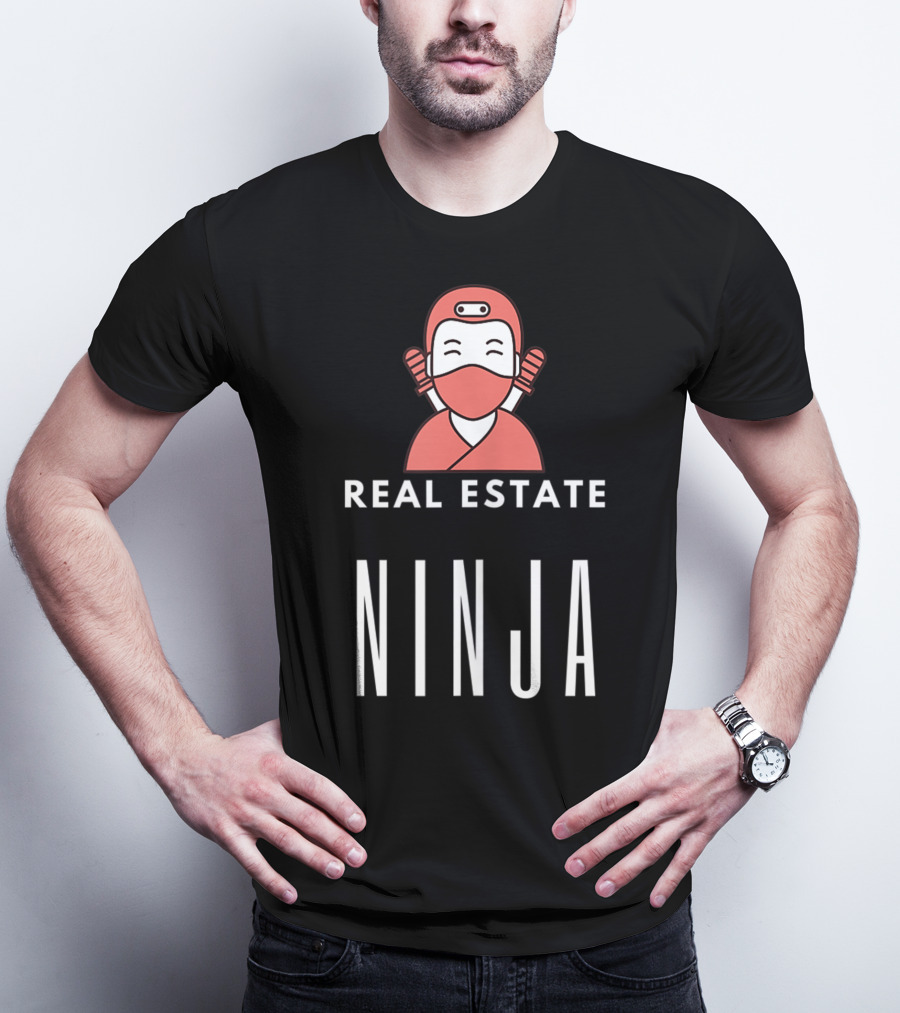 Real Estate Ninja Realtor Holiday Closing Expert T-Shirt