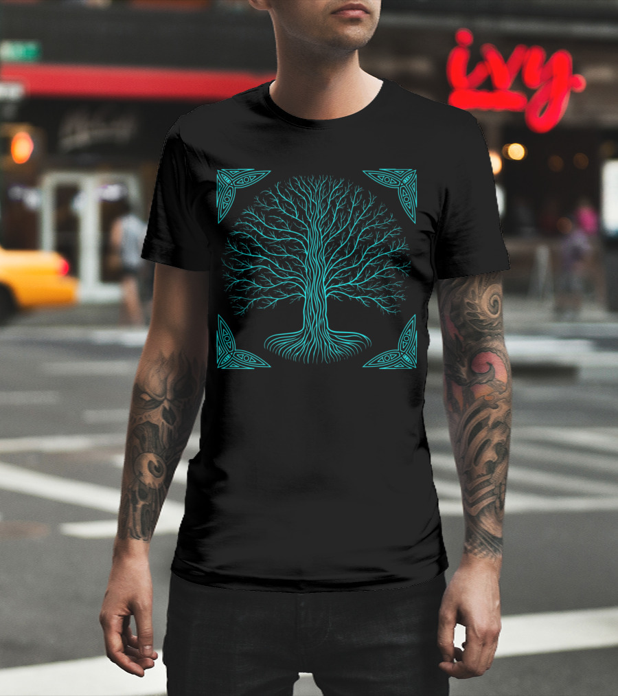 Yggdrasil Tree Of Life Norse Mythology Viking Symbol Norse Gods T-Shirt
