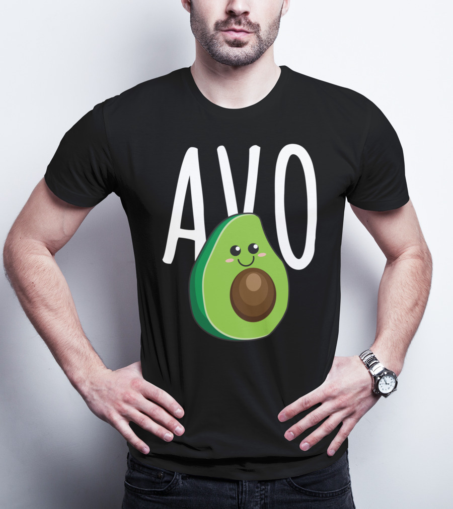 Avo Avocado Cute Vegan Couples Loves Matching T-Shirt