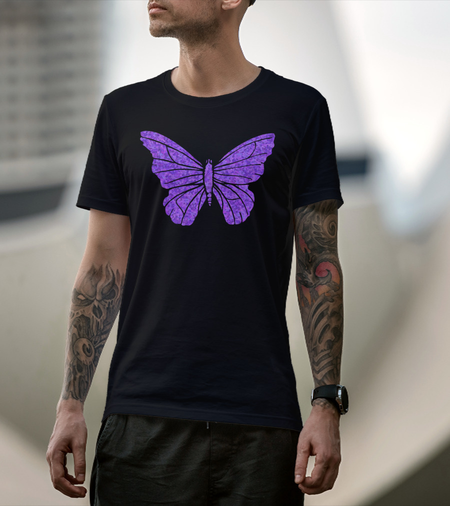 Butterfly Purple Lavender Wings T-Shirt