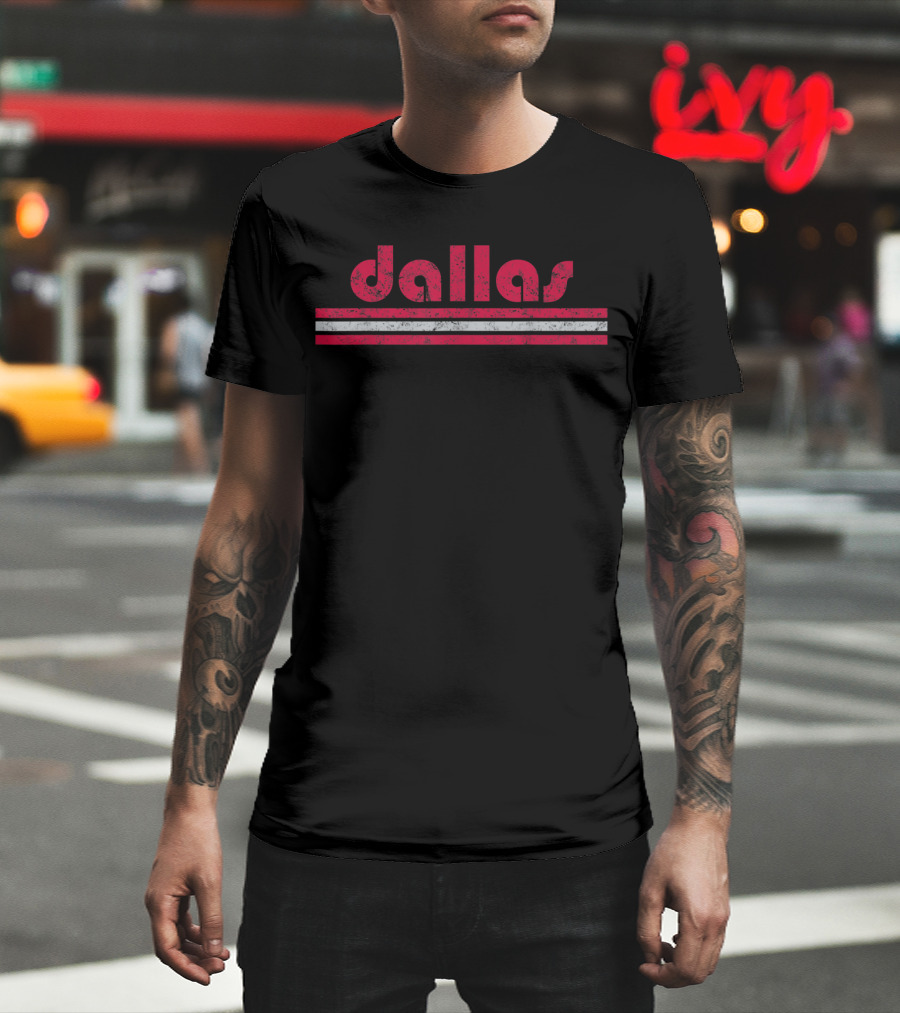 Dallas Texas Futbol Soccer Outdoor Urban T-Shirt