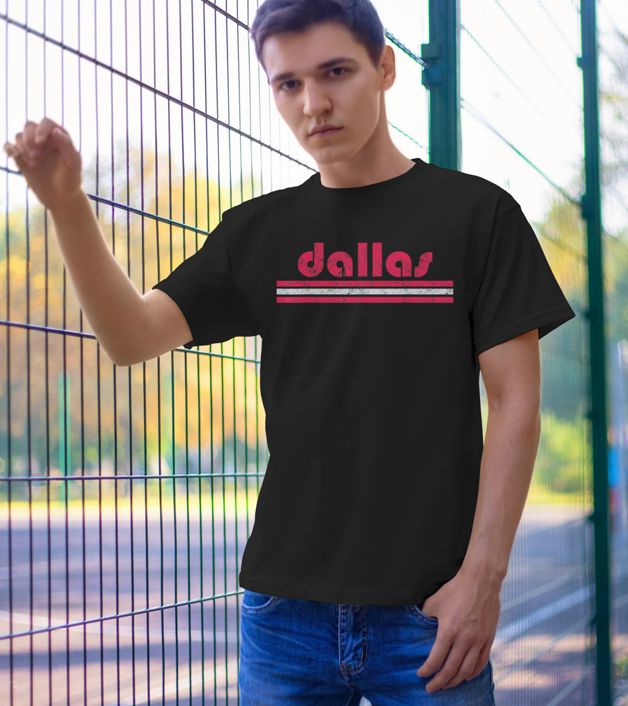 Dallas Texas Futbol Soccer Outdoor Urban T-Shirt
