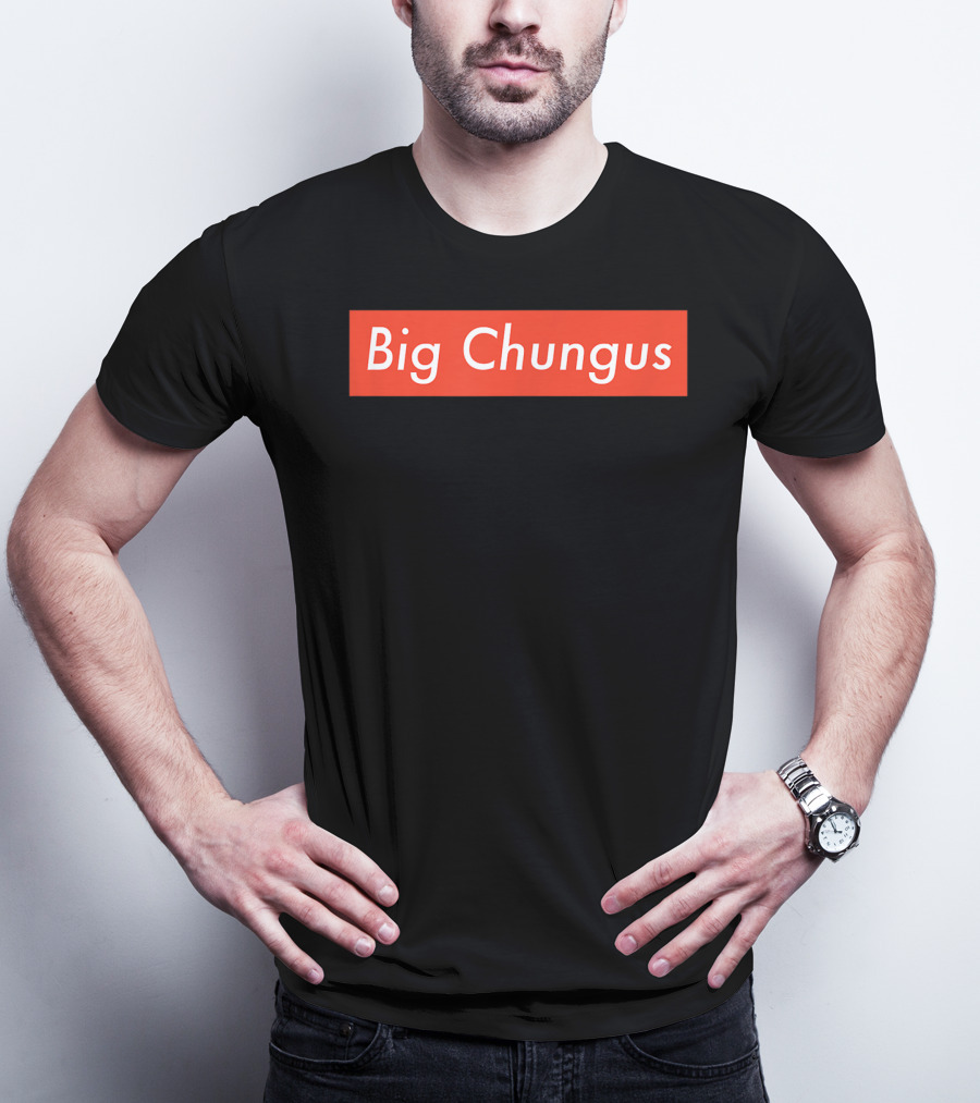 Big Chungus Meme Red Box T-Shirt