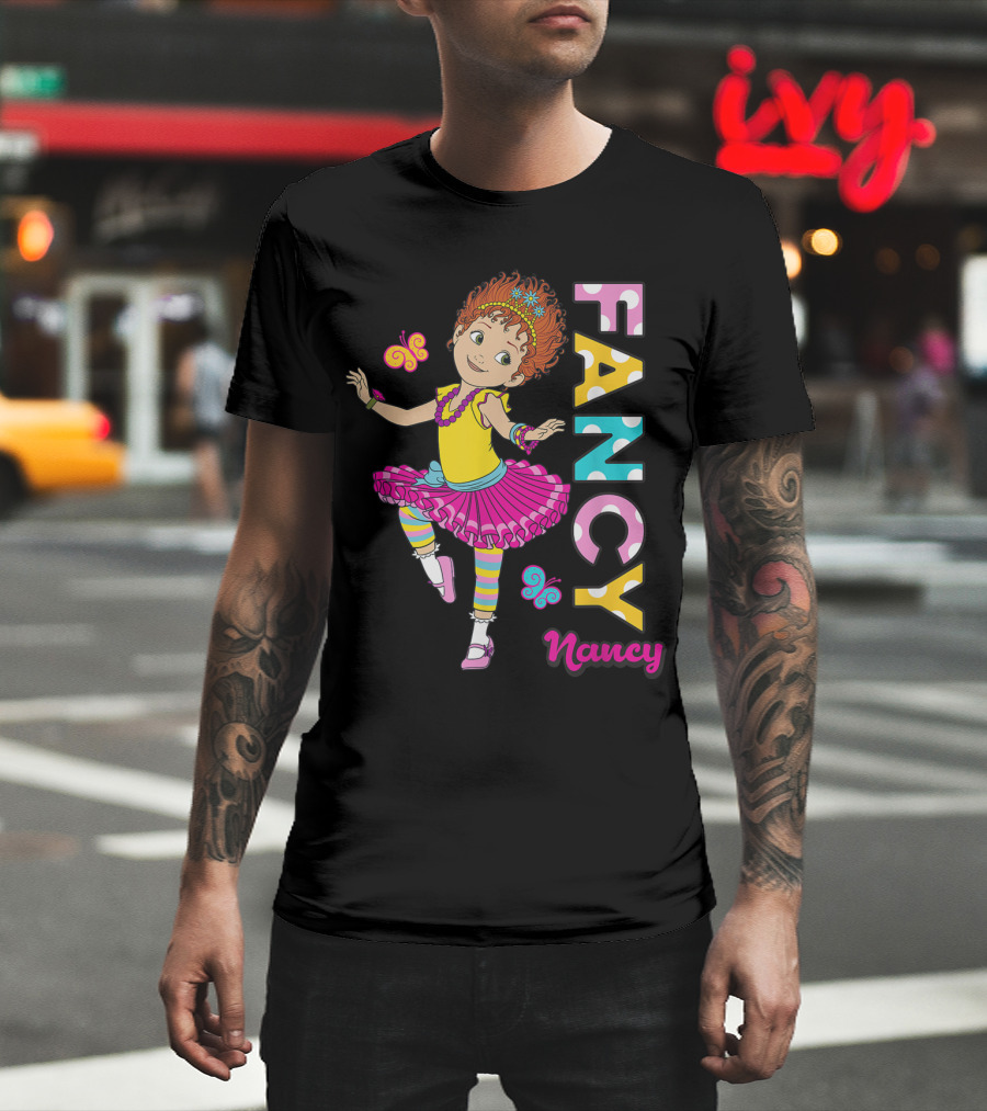 Disney Fancy Nancy Dancing With Nancy Colorful Ballet Outfit Fun T-Shirt