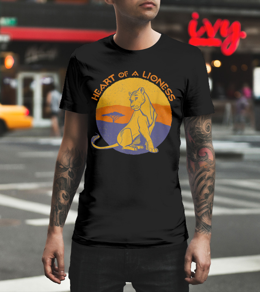 Disney Lion King Nala Heart Of A Lioness African Sunset T-Shirt