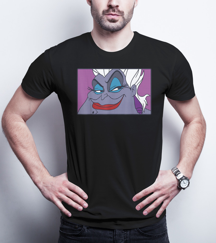 Disney Little Mermaid Ursula Pop Art Comic T-Shirt