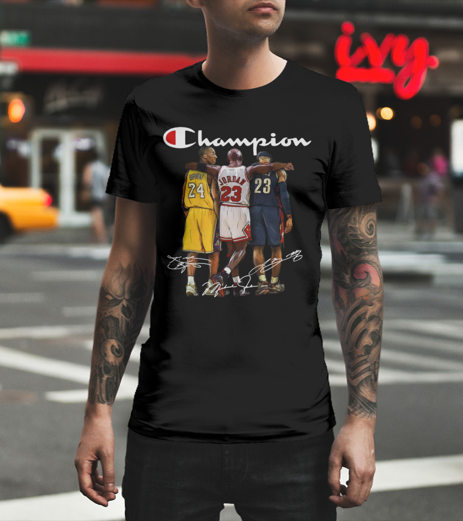 Champion Basketball Bryant Jordan 23 24 23 T-Shirt