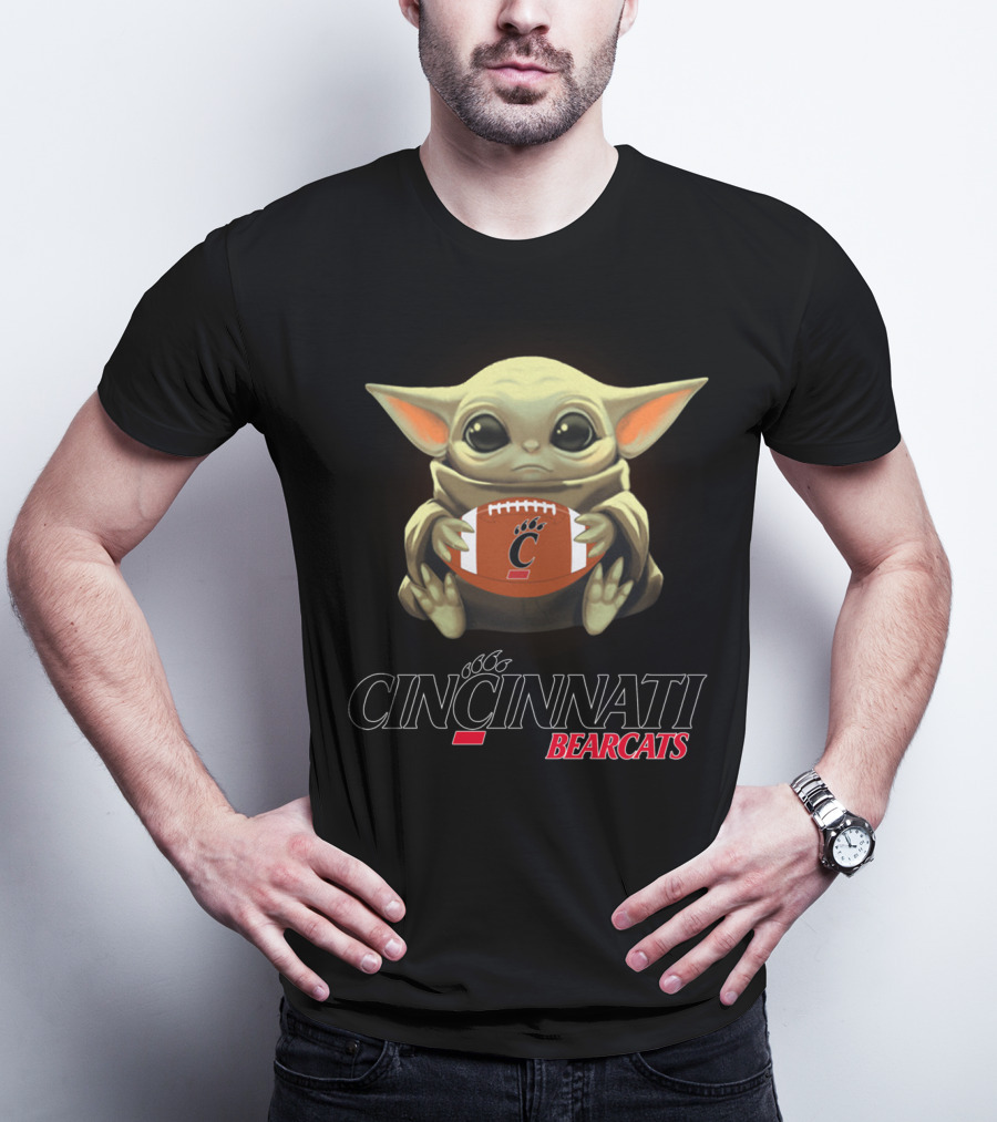Cincinnati Bearcats Yoda Football Star Wars Fans T-Shirt