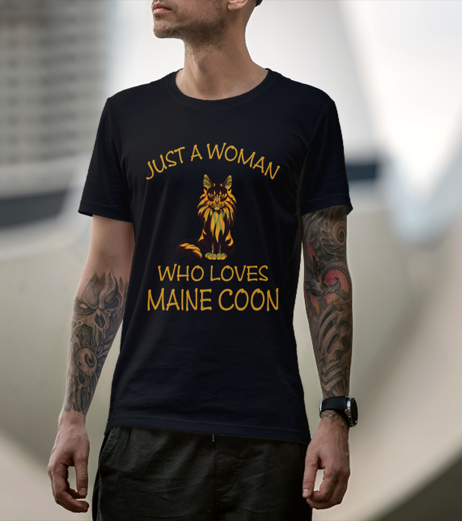 Just A Woman Who Loves Maine Coon T-Shirt