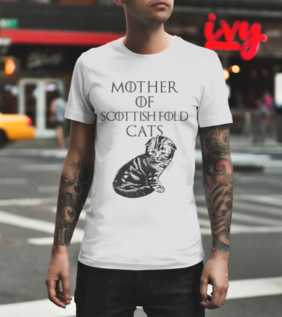 Mother Of Scottish Fold Cats T-Shirt