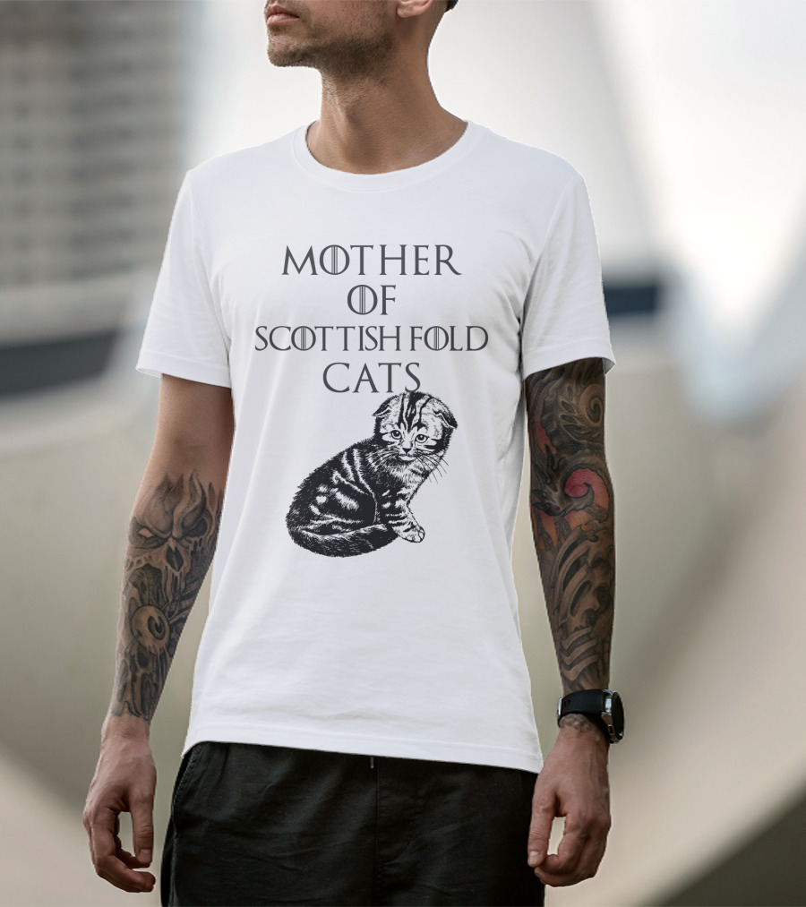 Mother Of Scottish Fold Cats T-Shirt
