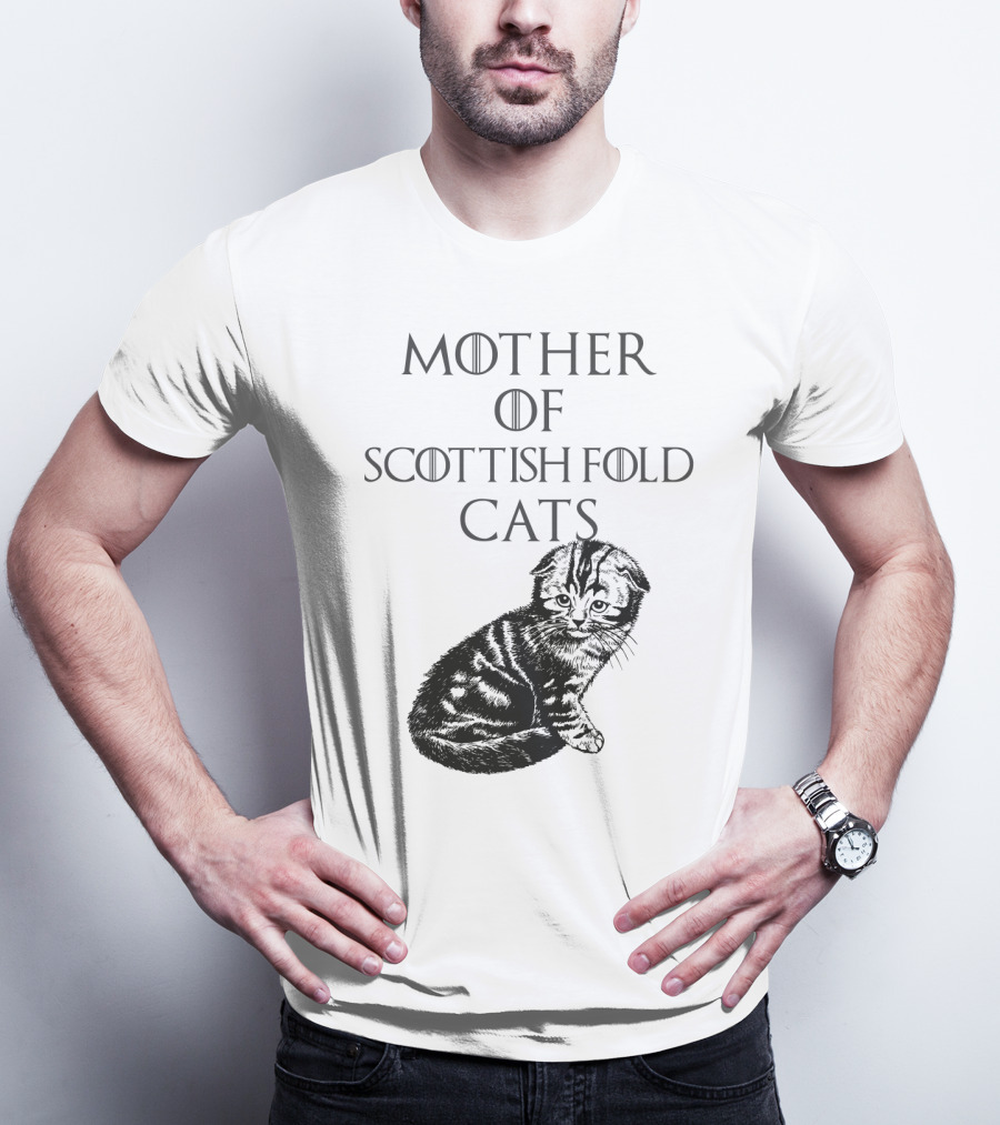 Mother Of Scottish Fold Cats T-Shirt
