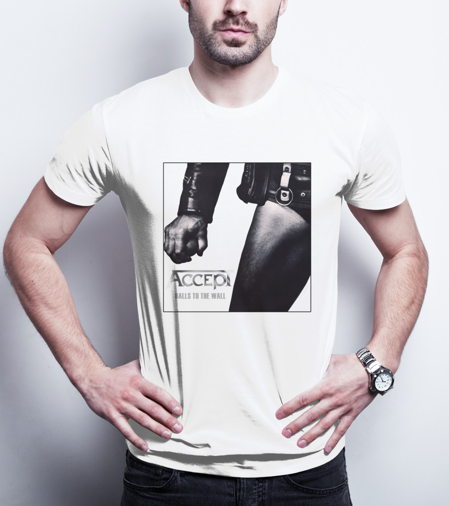 ACCEPT Balls To The Wall Classic Rock Album Cover Image T-Shirt