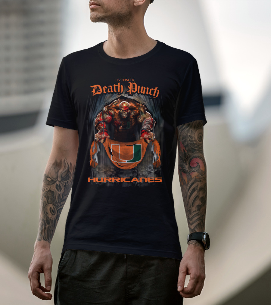 Five Finger Death Punch Miami Hurricanes T-Shirt
