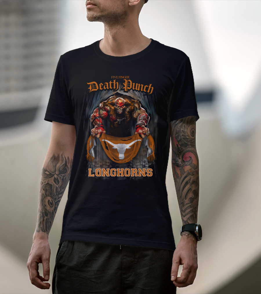 Five Finger Death Punch Longhorns T-Shirt