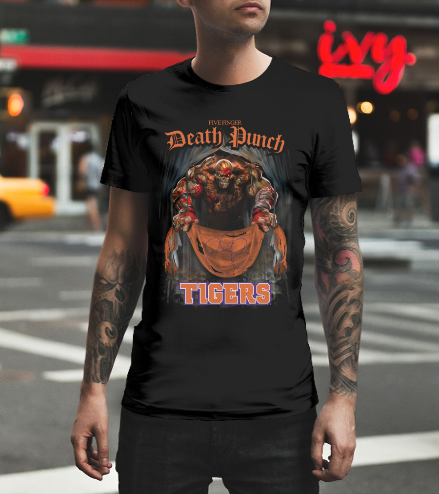 Five Finger Death Punch Clemson Tigers T-Shirt