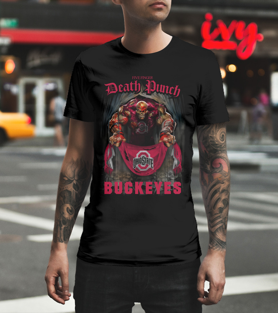 Five Finger Death Punch Ohio State Buckeyes T-Shirt